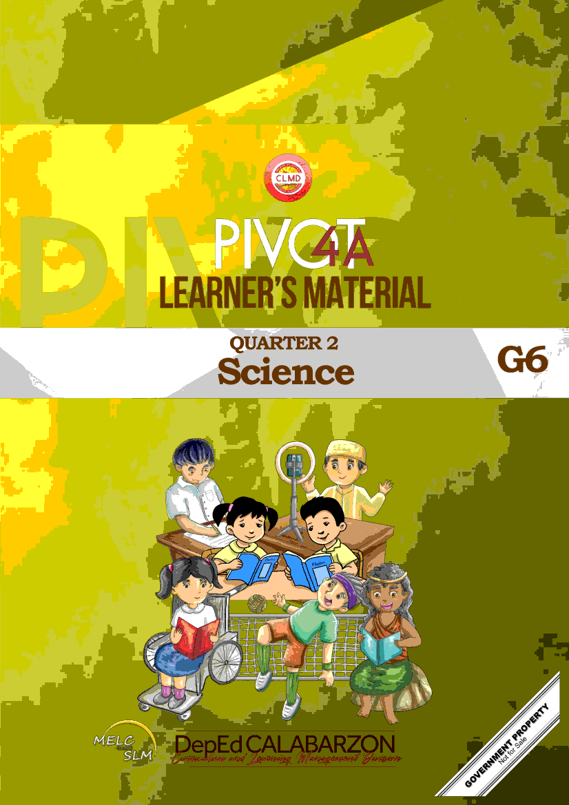 Science 6 Second Quarter Module PIVOT Grade 6 Modules
